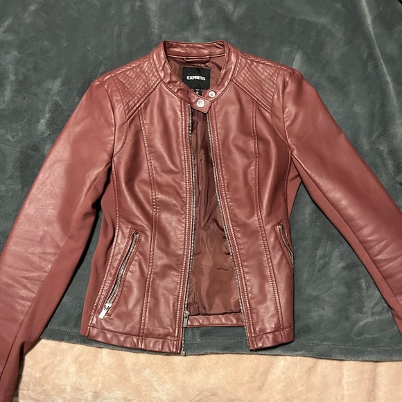 Express | Jackets & Coats | Express Leather Jacket | Poshmark